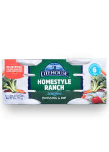Homestyle Ranch Dressing and Dip Singles 6-pack | Litehouse