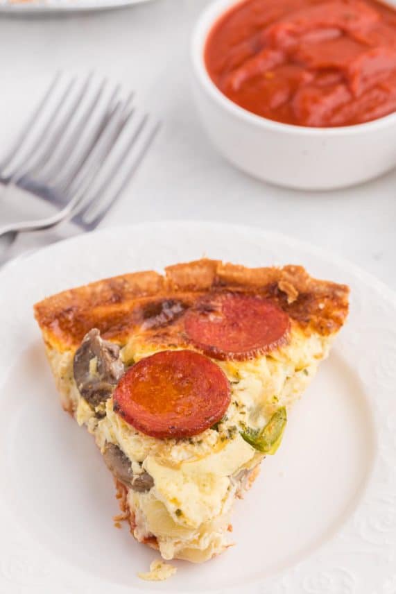 how to make a pizza quiche