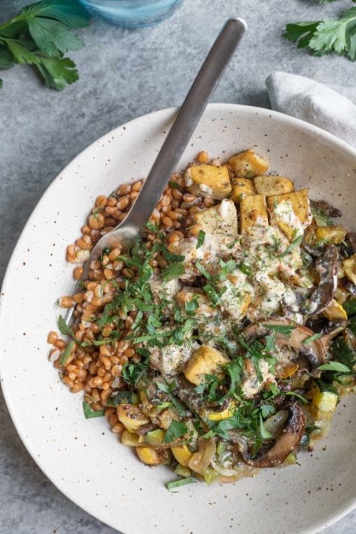 Power Meal Prep Bowls Recipe | Purely Balanced Garden Ranch