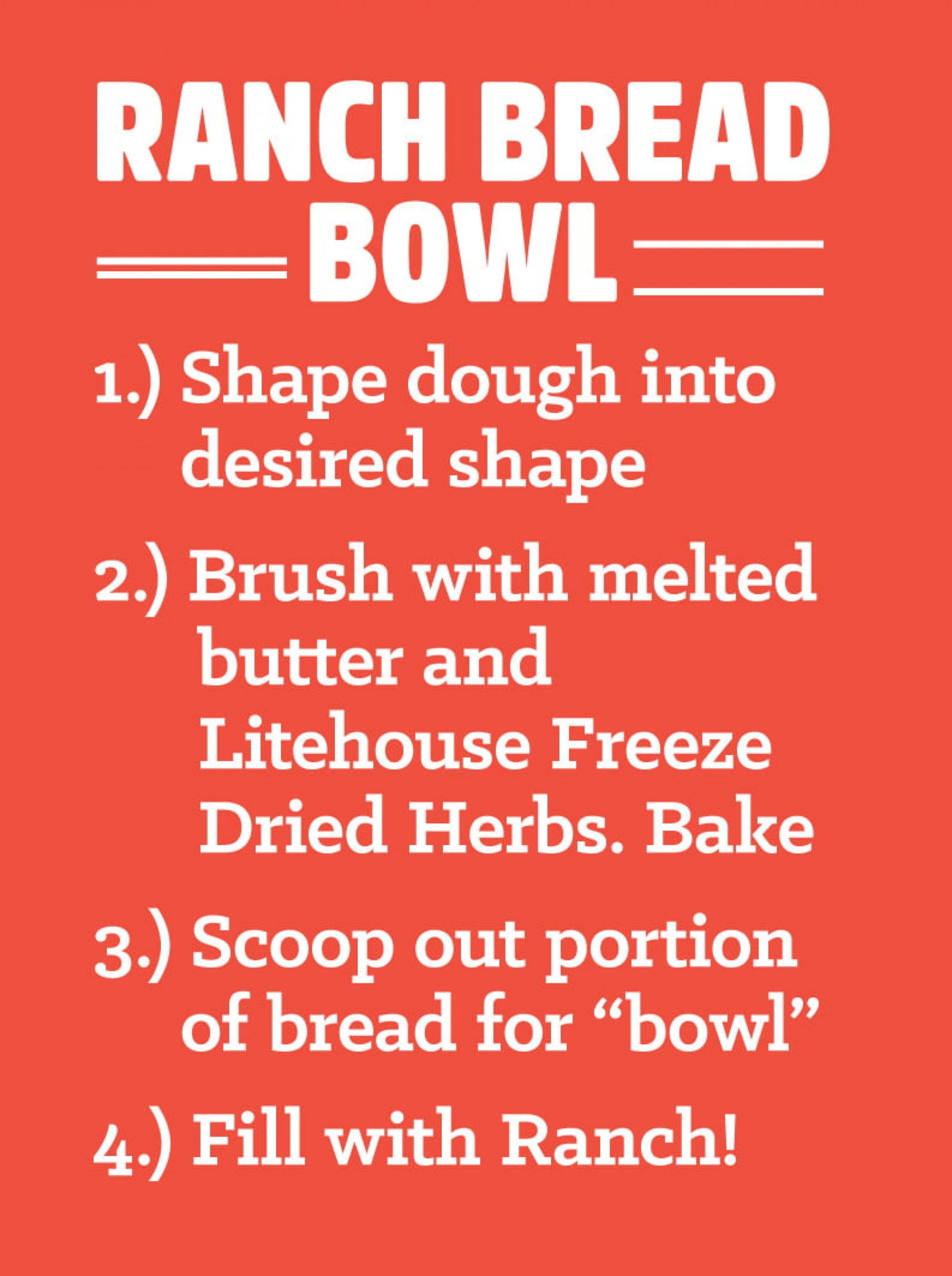 Top It Off with Ranch | Litehouse Homestyle Ranch Dressing