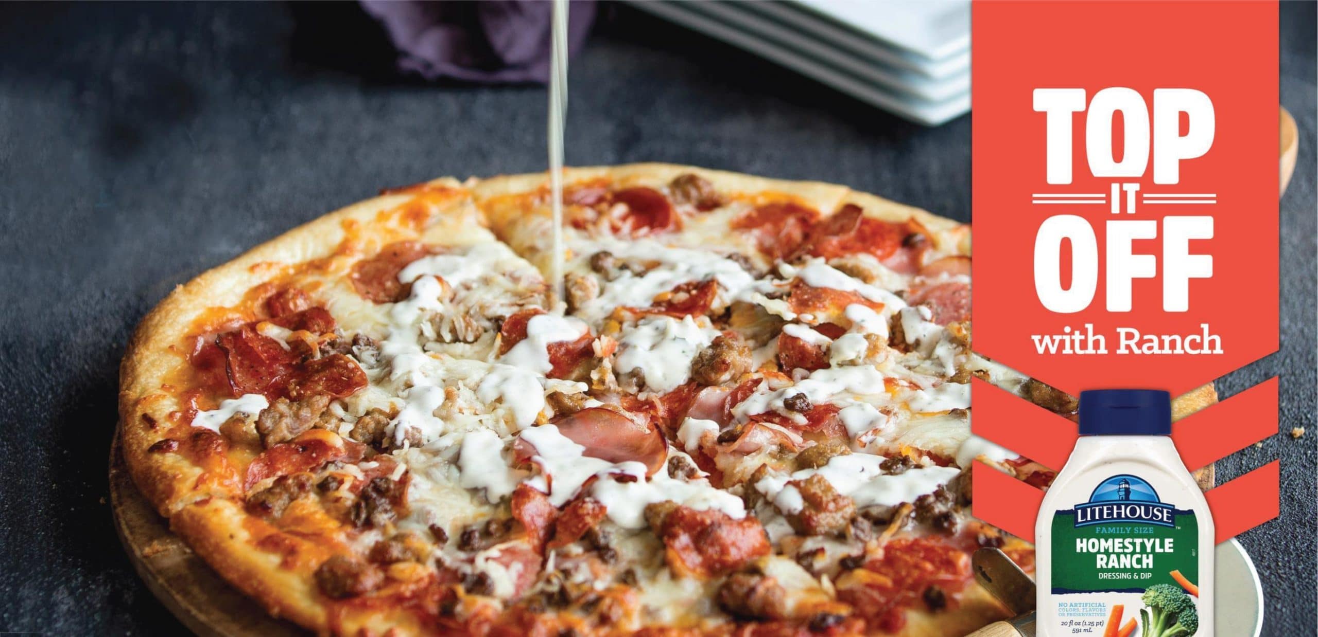 Top It Off with Ranch | Litehouse Homestyle Ranch Dressing