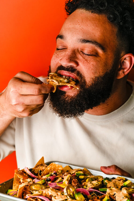 Loaded Nachos Recipe - Litehouse Loaded Taco Sauce